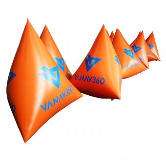 Custom Orange Inflatable Floating Buoy Mark ,swim Diving Mark ...